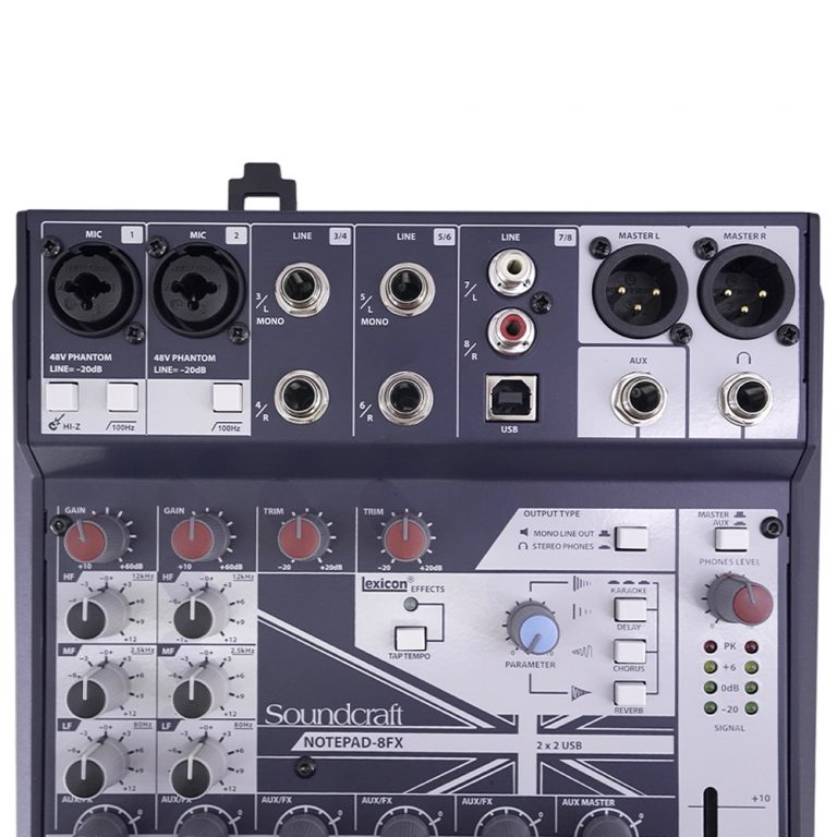 Soundcraft Notepad 8FX con USB CONSOLA MEZCLADOR MIXER - cristianveas.cl