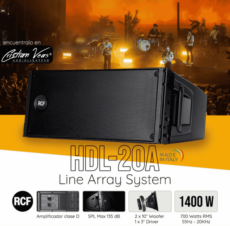 RCF HDL 20-A MÓDULO LINE ARRAY ACTIVO HDL 20-A - cristianveas.cl